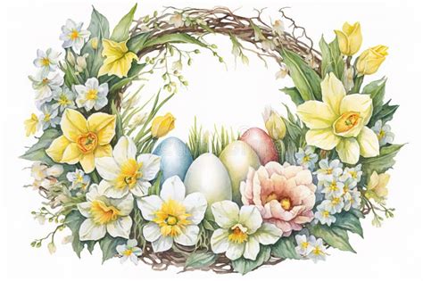 Tarjeta De Saludo De Pascua Con Huevo Y Corazones Stock de ilustración