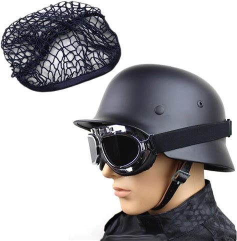 Xylucky Ww Deutscher Stahlhelm M Mit Netz Und Schutzbrille