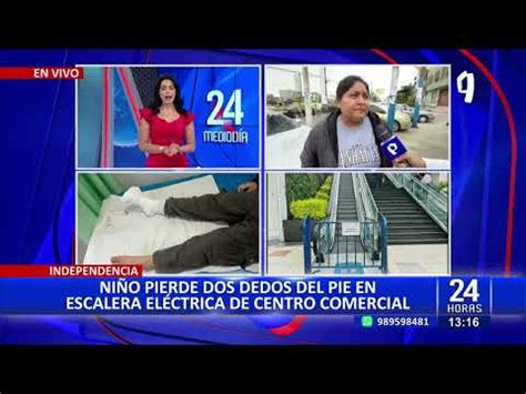 Horas Vivo Ni O De A Os Pierde Dos Dedos Del Pie Por Escalera