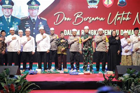 Doa Bersama Lintas Agama Digelar Untuk Pemilu Damai 2024 Rakyat Sulsel