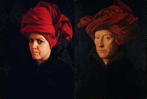 Bettincs Jan Van Eyck Portrait Of A Man In A Red Turban