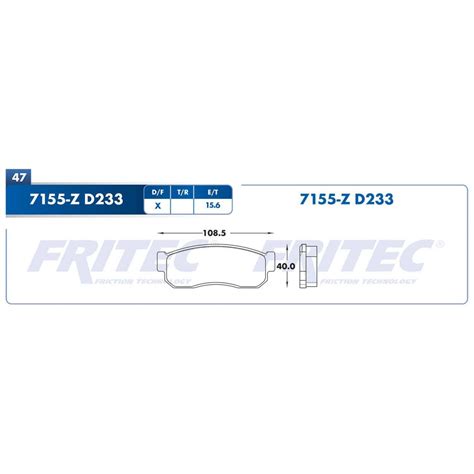 Juego De Balatas Delanteras Semimetalicas Fritec Para Sentra Hikari