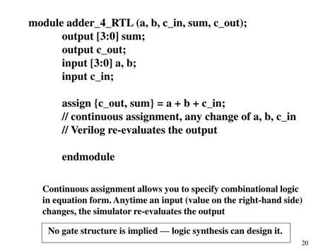 ppt lecture 2 data types modeling combinational logic in verilog hdl powerpoint presentation