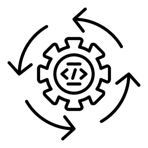 Continuous Integration Icon Style 21267466 Vector Art At Vecteezy