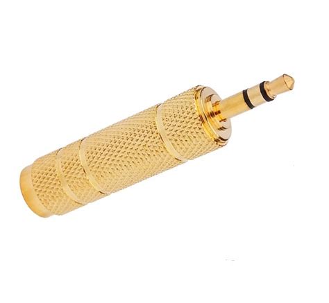 PRZEJŚCIE JACK WTYK 3 5 GNIAZDO 6 3 STEREO GOLD Sklep Opinie Cena w
