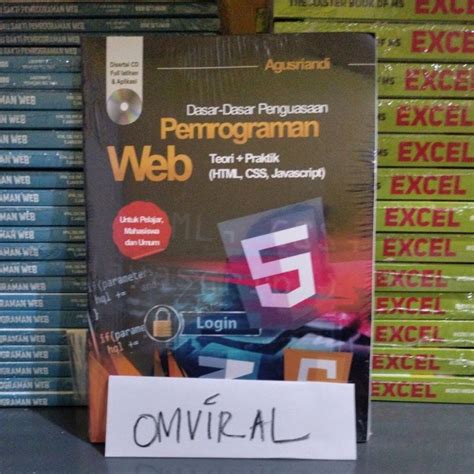 jual buku dasardasar penguasaan pemrograman web html css javascript dilengkapi cd art n7r3