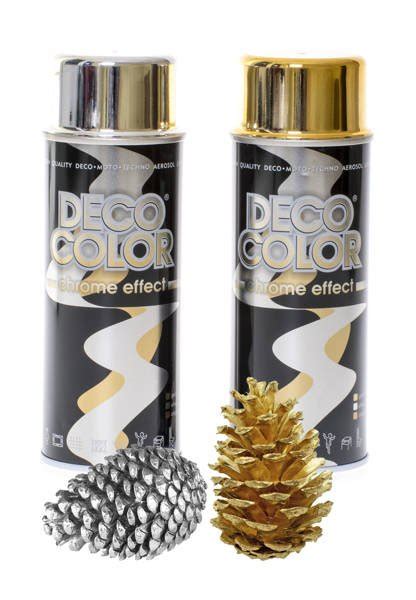 Lakier farba w sprayu Złoty Chrom 400ml ABUD materiały budowlane
