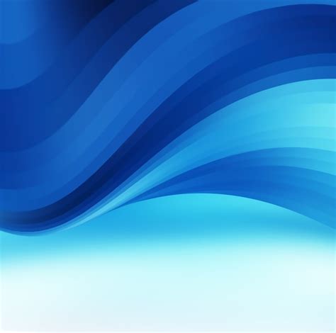 Fondo azul abstracto con líneas suaves Foto Premium