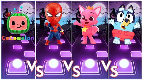 Cocomelon Funko Pop Marvel Pinkfong Hogi Blue Bingo Goes Tiles