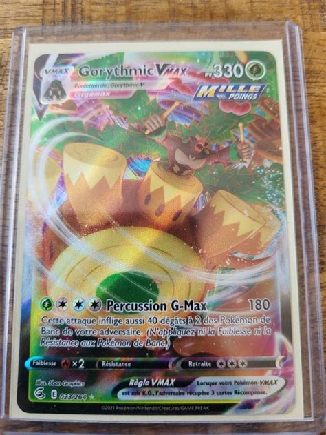 carte Pokémon poing de fusion Gorythmic Vmax Comprare su Ricardo