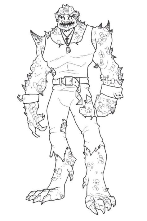 Coloriage Faucheuse d Horreur télécharger et imprimer gratuit sur