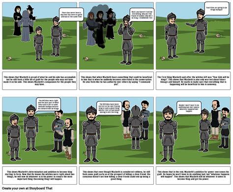 Macbeth Act 1 Scene 3 Storyboard By B5dd09cf