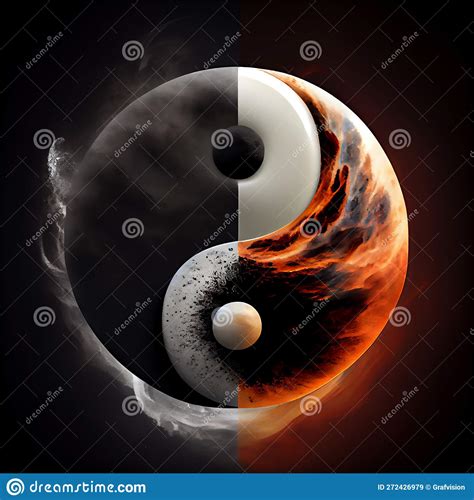 Abstract Yin Yang Symbol Stock Illustration Illustration Of Unity