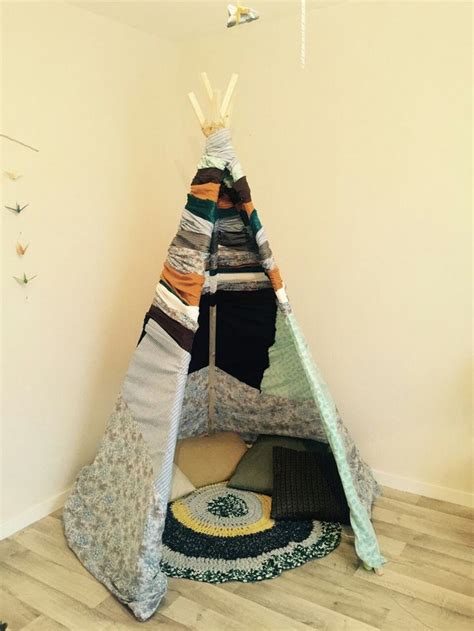 Tipi enfant pour rêver 7 tassots un peu de ficelle quelques