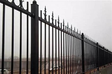 Wrought Iron Palisade Fence Panels For Perimeter Ornamental Fencing