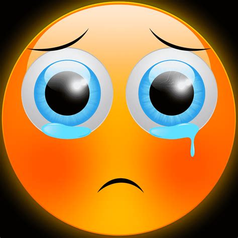 Sad Smiley Face Crying