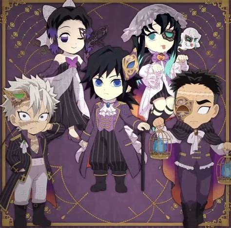 Demon Slayer Halloween Official Art Personagens De Anime Shows De