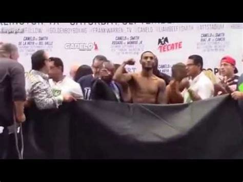 Watch As Boxer Andrew Cancio Gets NAKED For Weigh In And Accidentally