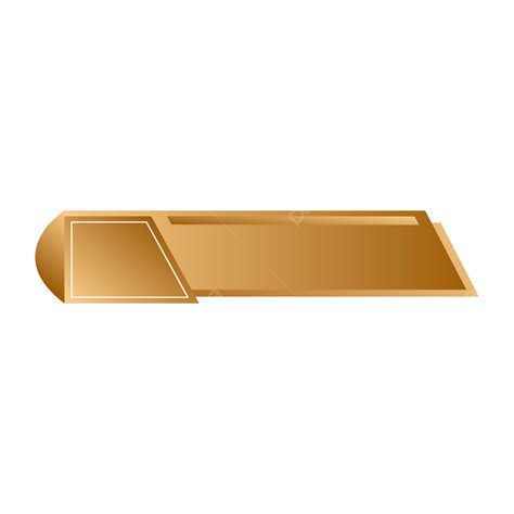Lower Third Banner Vector Hd PNG Images Gold Color Lower Third Design