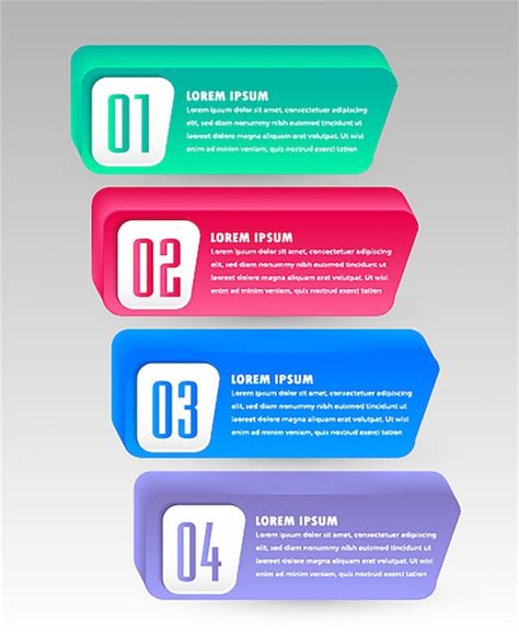 Premium Vector Modern Infographic Template With Text Box