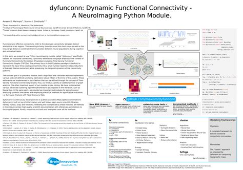pdf dyfunconn dynamic functional connectivity a neuroimaging python module