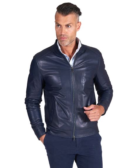 Veste Cuir Homme Blouson Cuir Homme Veste Cuir Marron Marlon D Arienzo
