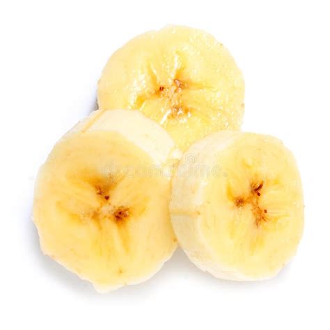Een Banch Van Bananen En Een Gesneden Banaan Stock Afbeelding Image