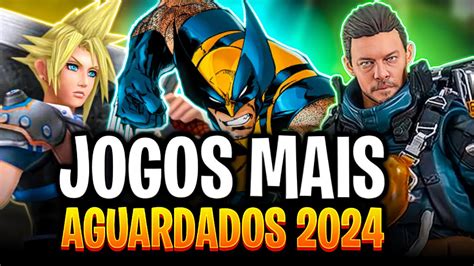 TOP 18 JOGOS MAIS AGUARDADOS PARA 2024 PS4 PS5 XONE XSERIES PC
