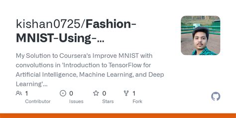Github Kishan Fashion Mnist Using Convolutional Neural Networks