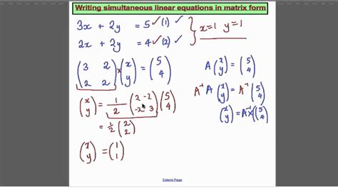 a level maths edexcel matrices 4 fp1 edexcel maths a level youtube