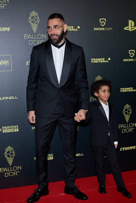 Photo Karim Benzema et son fils Ibrahim Photocall de la 66ème