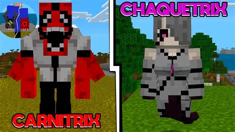 ESSA É A MELHOR ADDON DE BEN10 CARNITRIX CHAQUETRIX PARA MINECRAFT