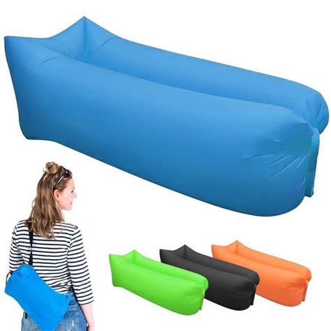 Air Canapé gonflable Chaise longue de plage portable canapé Matelas