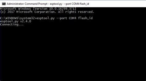 Esptool Py Not Connecting To Nodemcu On Windows Issue 322