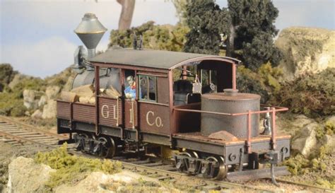 Climax Class A T Boiler Logging Locomotive Model Train Scenery