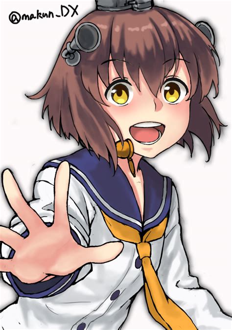 Yukikaze Kantai Collection Drawn By Maakun Makun Dx Danbooru