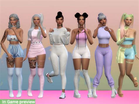 The Sims Resource Kawaii UwU Pose Pack