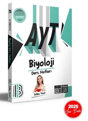 2025 AYT Biyoloji Ders Notları ve Tamamı Video Çözümlü Soru Bankası