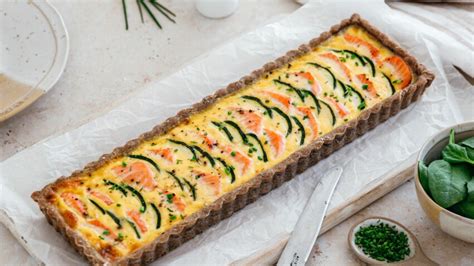 Tarte au saumon et courgettes sans gluten facile et rapide découvrez