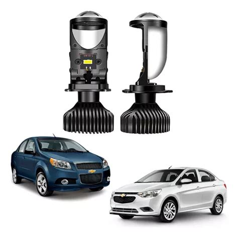 Kit Lupa Led Proyector Luz Baja alta Chevrolet Aveo Premium Envío gratis