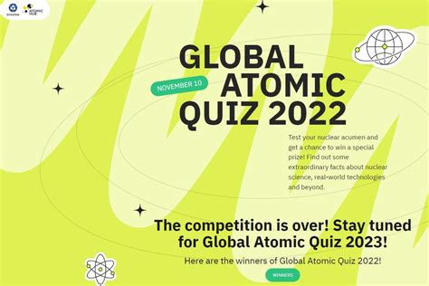 Подведены итоги международного проекта Росатома Global Atomic Quiz 2022