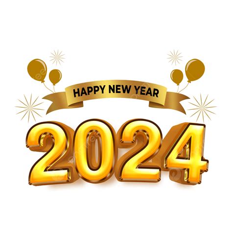 Feliz Año Nuevo 2024 PNG dibujos 2024 Feliz Año Nuevo Año Nuevo PNG