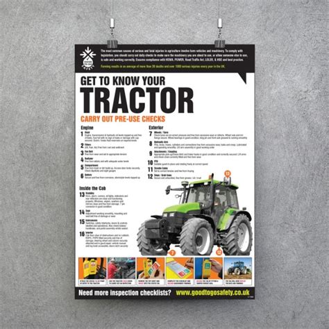 Tractor Poster Visual Inspection Checklist
