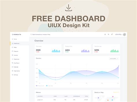 Dashboard UI UX Kit Store Sales For Adobe Xd Free PSD Templates
