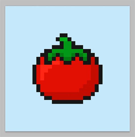 How To Make A Pixel Art Tomato Mega Voxels