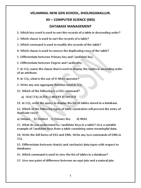 database management system dbms concepts and sql queries pdf relational database sql