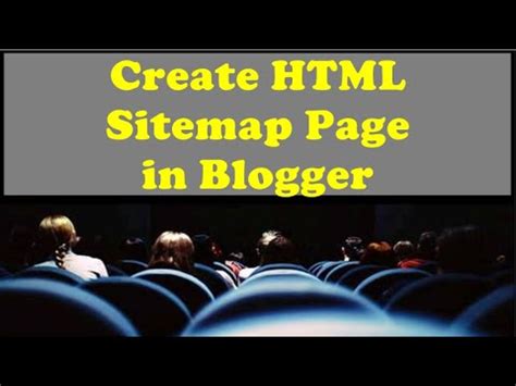 How To Create HTML Sitemap Page In Blogger YouTube