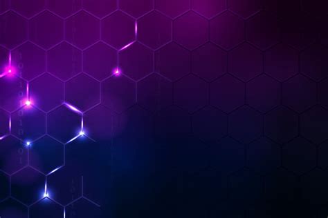 Purple Technology Background PNG Stickers Background HD