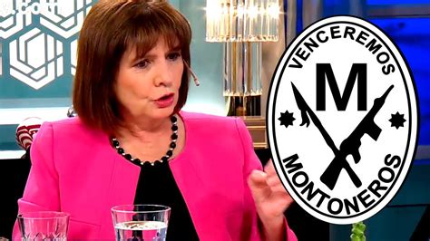 Patricia Bullrich dejó en claro que nunca perteneció a la organización