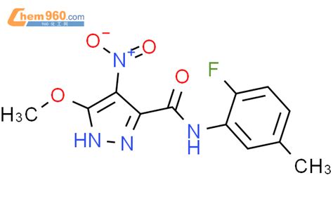 515120 46 4 5 Methoxy 4 Nitro 2H Pyrazole 3 Carboxylic Acid 2 Fluoro